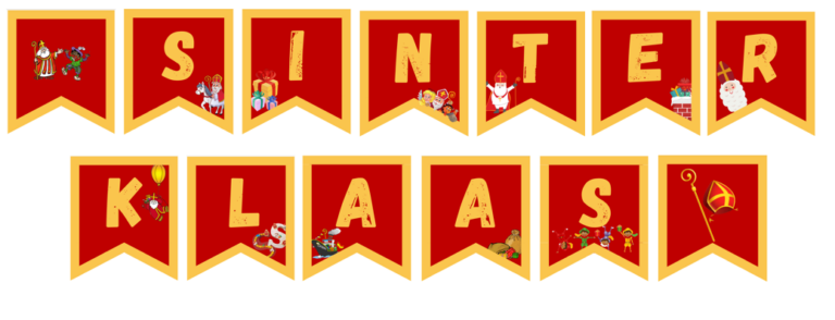 Sinterklaas vlaggetjes